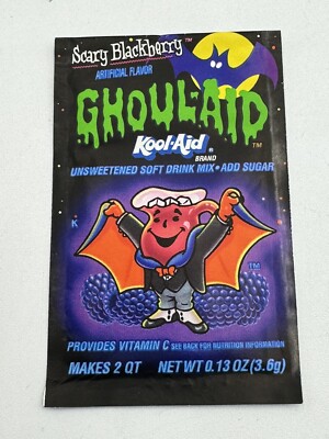 Vintage 90s Kool-Aid Ghoul Aid Packet Halloween | eBay