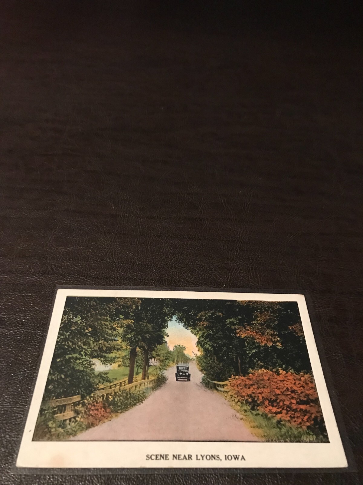 VINTAGE UNPOSTED POSTCARD SCENE NEAR LYONS, IOWA | eBay