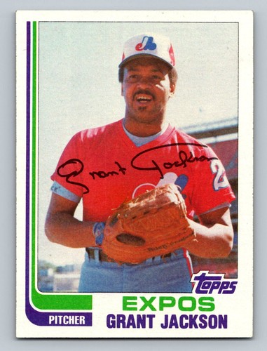 Grant Jackson 1982 Topps #779 Montreal Expos Baseball Card | eBay