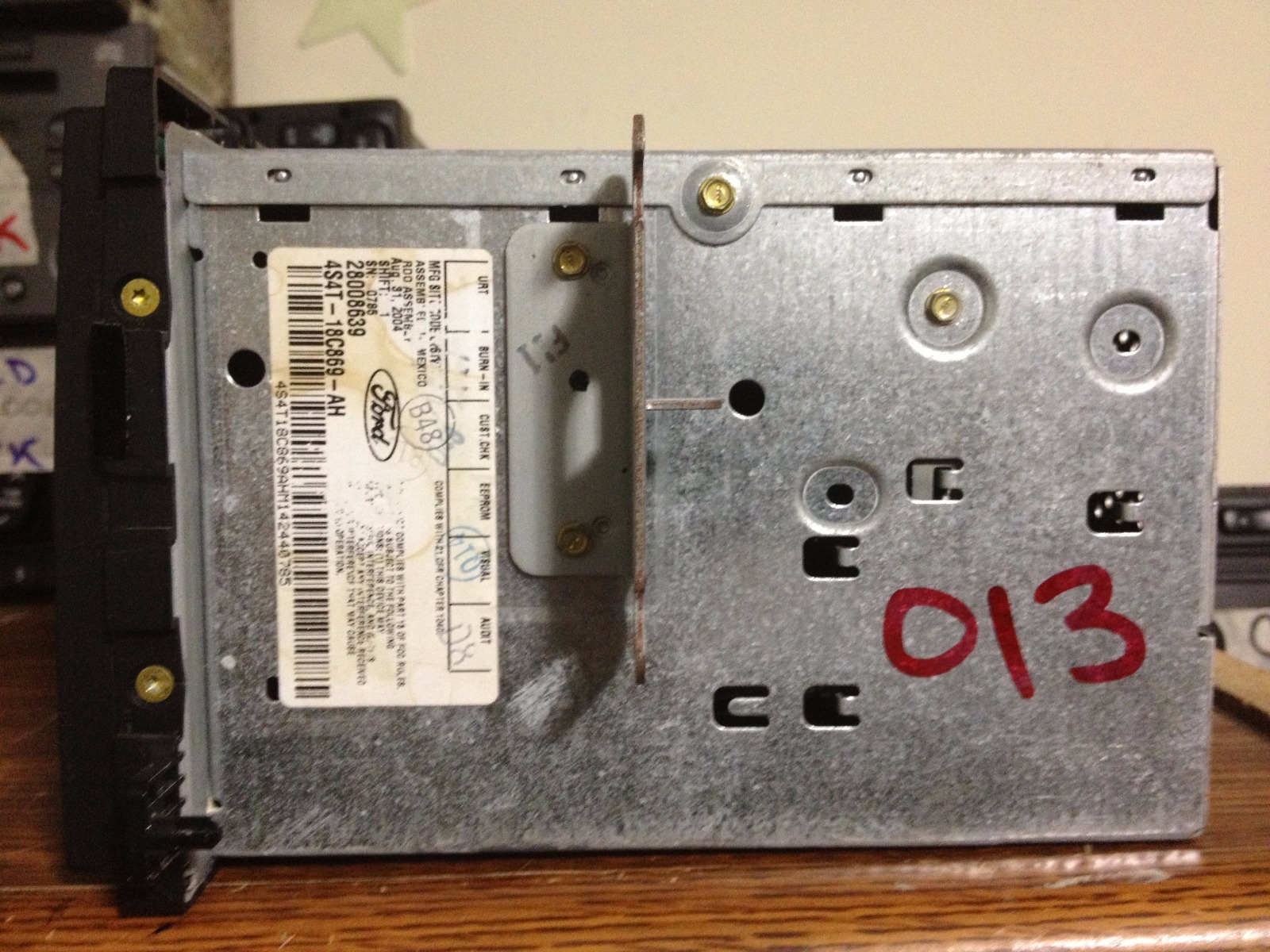 FORD RADIO CD PLAYER 2 DIN, 454T-18C869-AH, 454T-18C869-A | eBay