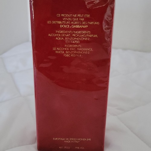 VINTAGE Dolce & Gabbana Red Box Women Perfume Edt 1.7 oz Spray 50ml ...