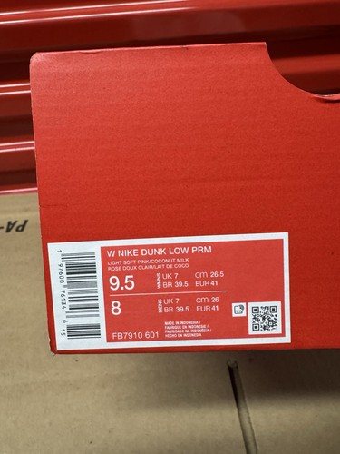 Brand New Nike Dunk Low Premium Light Soft Pink FB7910-601 Womens Size ...