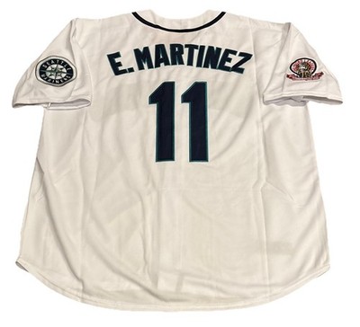 Edgar Martinez Seattle Mariners Jersey Men’s XL NWT 1995 Home White ...