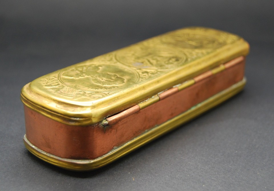 18th Century Antique Dutch Brass and Copper Snuff Box | eBay