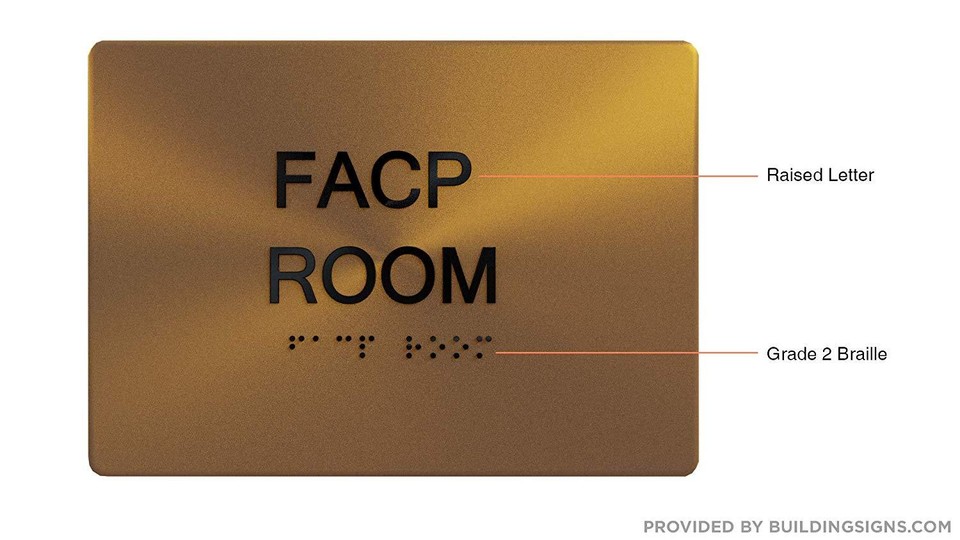 FACP Sign-Gold(Aluminium, Gold/Black,Size 5x7) The Sensation line | eBay