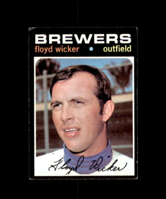 1971 TOPPS BASEBALL CARD MILWAUKEE BREWERS #97 FLOYD WICKER | eBay