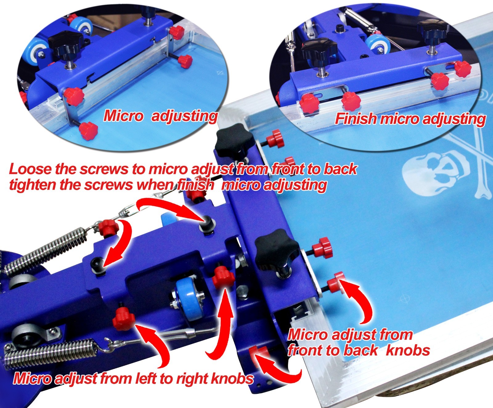 T-shirt Screen Printing Kit 4 Color 1 Station for Basic Using with ...