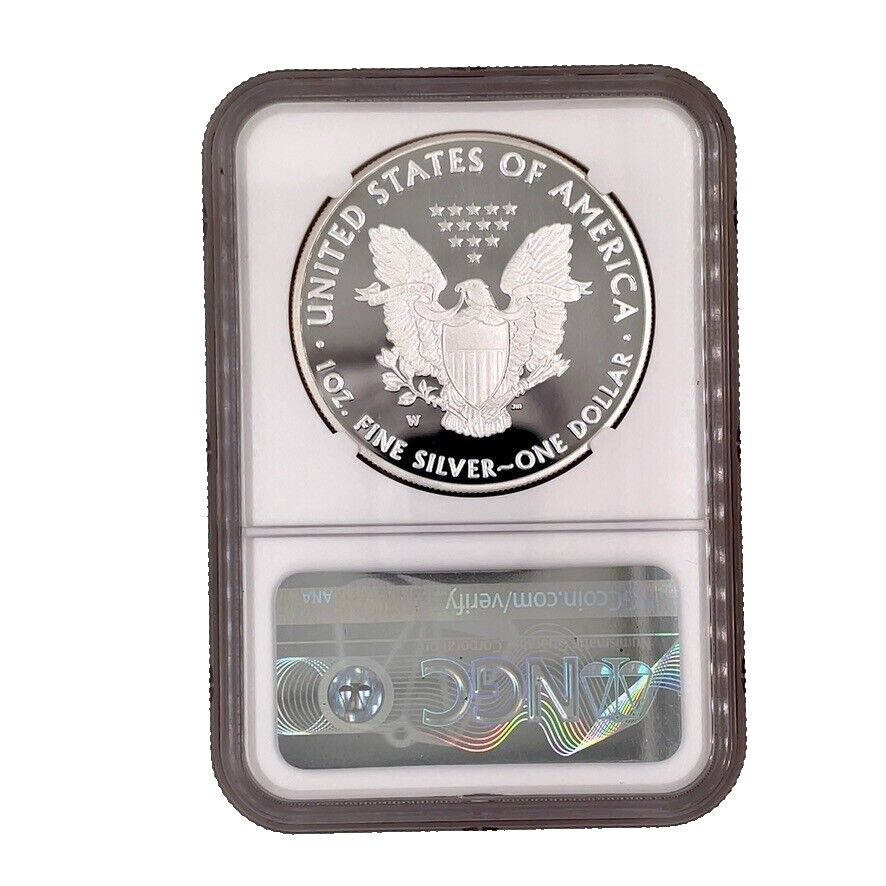(1) 2021 W PROOF AMERICAN SILVER HERALDIC EAGLE NGC PF70 ULTRA CAMEO ...