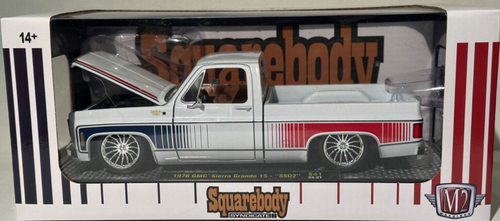 M2 MACHINES, 1976 GMC SIERRA GRANDE 15, SS02, 1:24 SQUAREBODY SYNDICATE ...