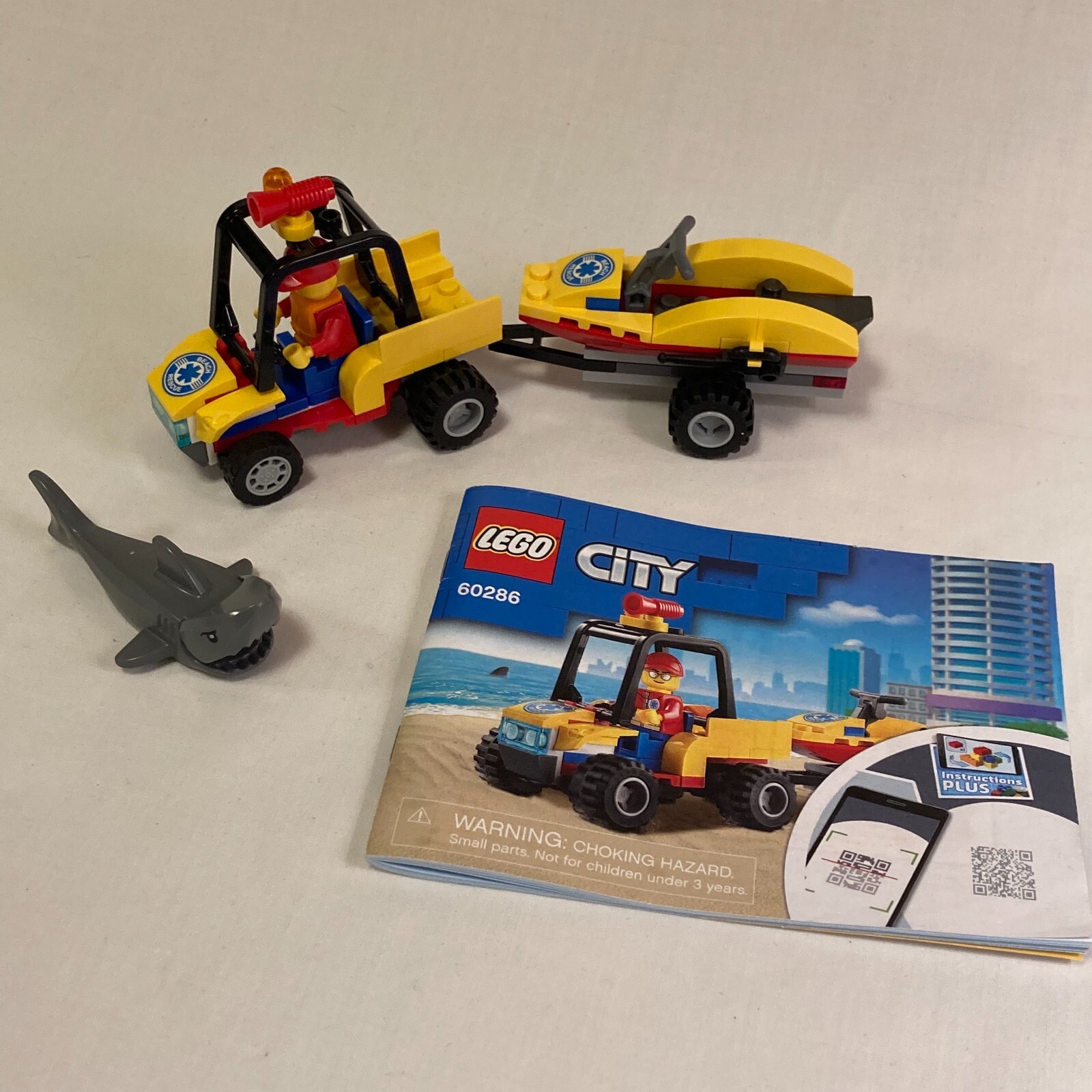 LEGO City 60286 Beach Rescue ATV Building Kit (79 Pieces) Complete with ...