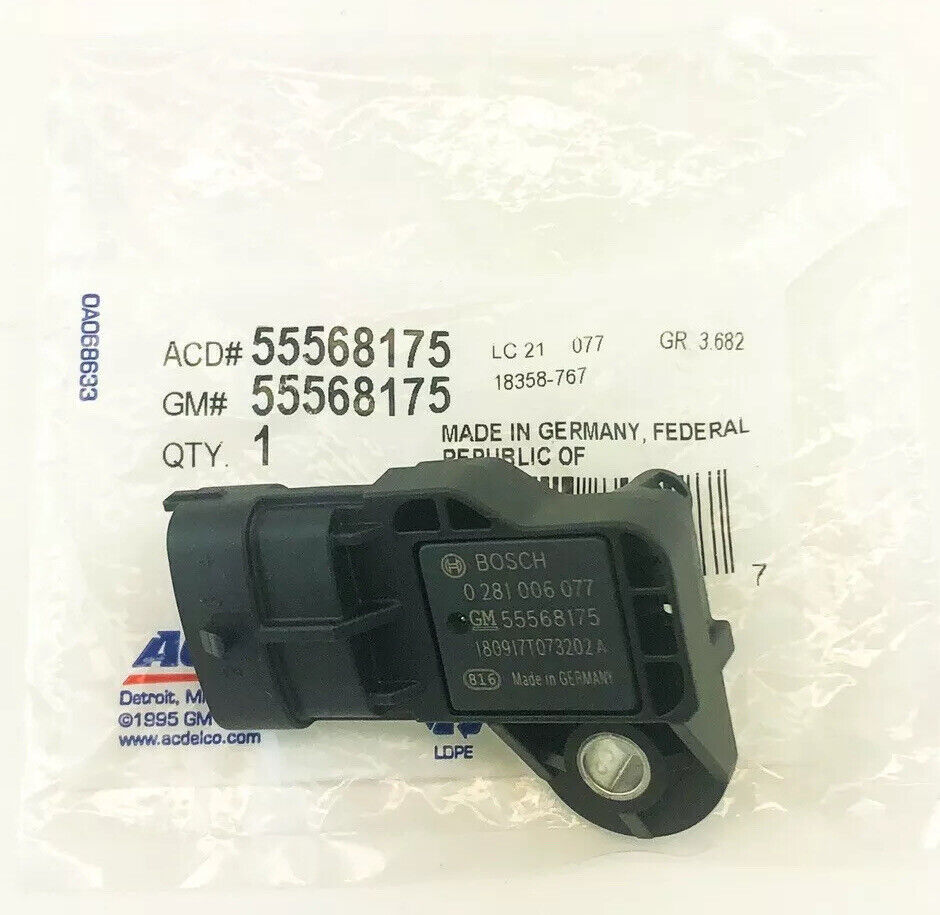 Chevrolet GM OEM Sonic Turbo Turbocharger Intercooler-Boost Sensor ...