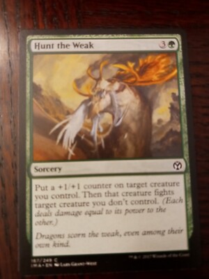 Hunt the Weak [Iconic Masters] Magic MTG | eBay