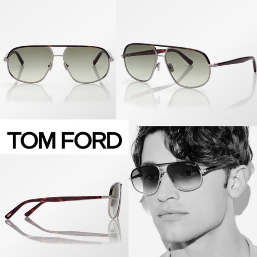 TOM FORD Maxwell Aviator Sunglasses $520 NIB - Unisex FT1019 | eBay