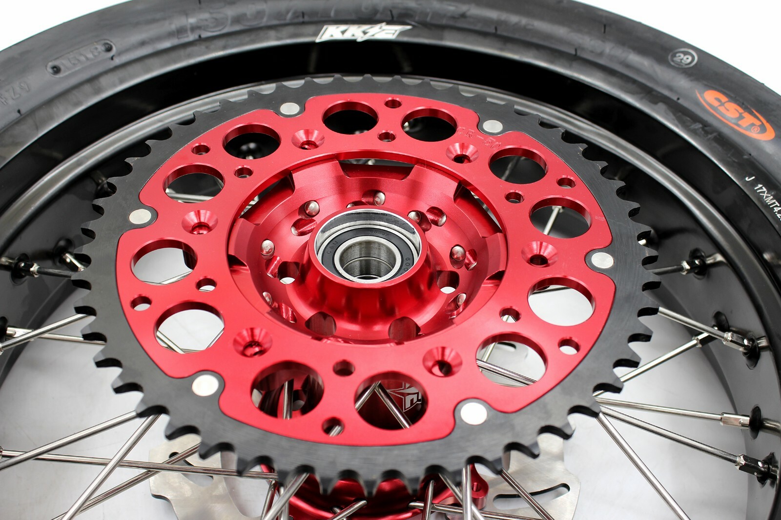 KKE 17inch Supermoto Wheels Rims CST Tires Fit HONDA CRF250R CRF450R ...