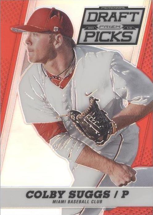 2013 Panini Prizm Perennial Draft Picks - Colby Suggs #76 Red Prizm ...