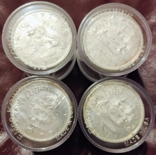 Canadian Silver Dollars 4 AU -BU Rolls | eBay