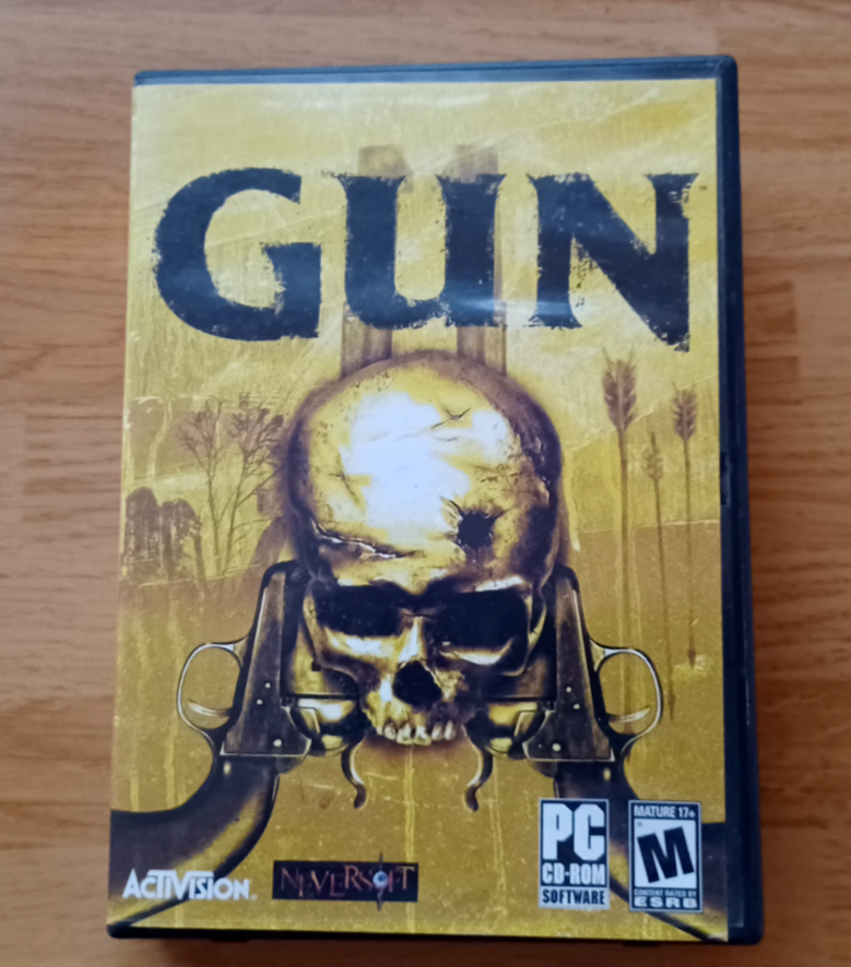 Gun PC CD-ROM Computer Game Used Neversoft Video Game 2005 Complete w ...