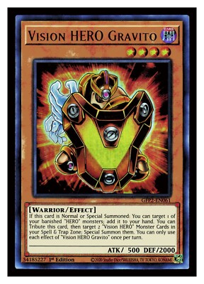 YuGiOh GFP2-EN061 Vision HERO Gravito The 2nd Haunting Ultra Rare | eBay