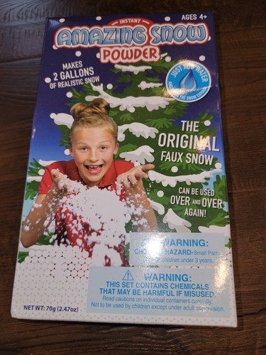Be Amazing Toys Insta-Snow Powder Makes 2 gallons Faux Snow | eBay