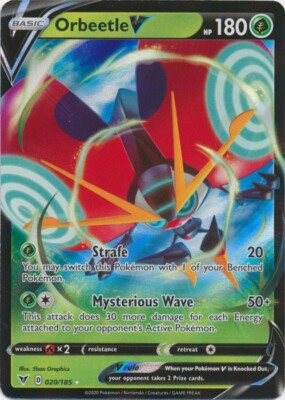 Holo Orbeetle V 020/185 Ultra Rare Vivid Voltage Pokemon TCG | eBay