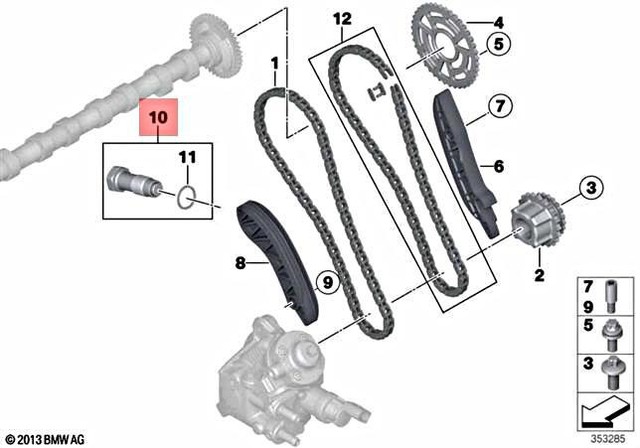 Genuine BMW OEM 11318490219 Chain Tensioner for sale online | eBay
