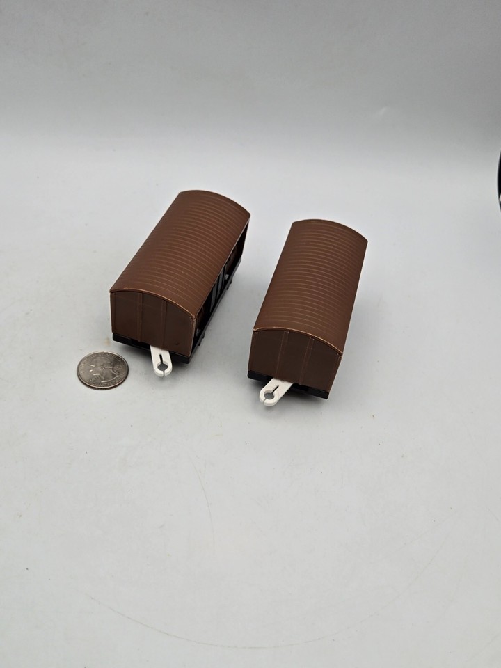 Trackmaster Thomas & Friends Train Tank Brown Freight Box Cattle Car ...