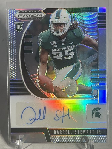 2020 Prizm Draft Rookie Auto Darrell Stewart Jr Silver Michigan St | eBay