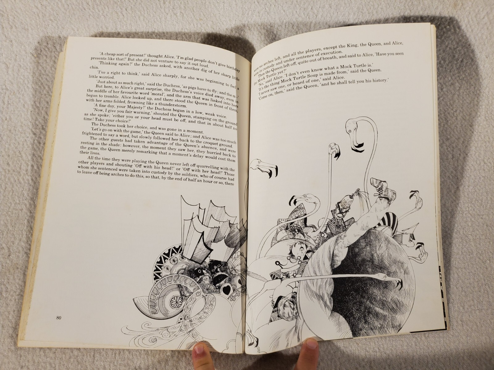 Alice in Wonderland L. Carroll Paperback 1st ed. Illustrated by Ralph ...