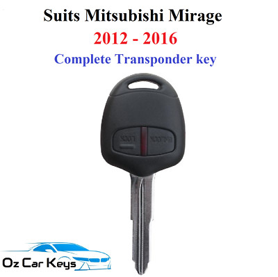 MITSUBISHI MIRAGE 2012 2013 2014 2015 2016 REMOTE TRANSPONDER KEY FOB ...