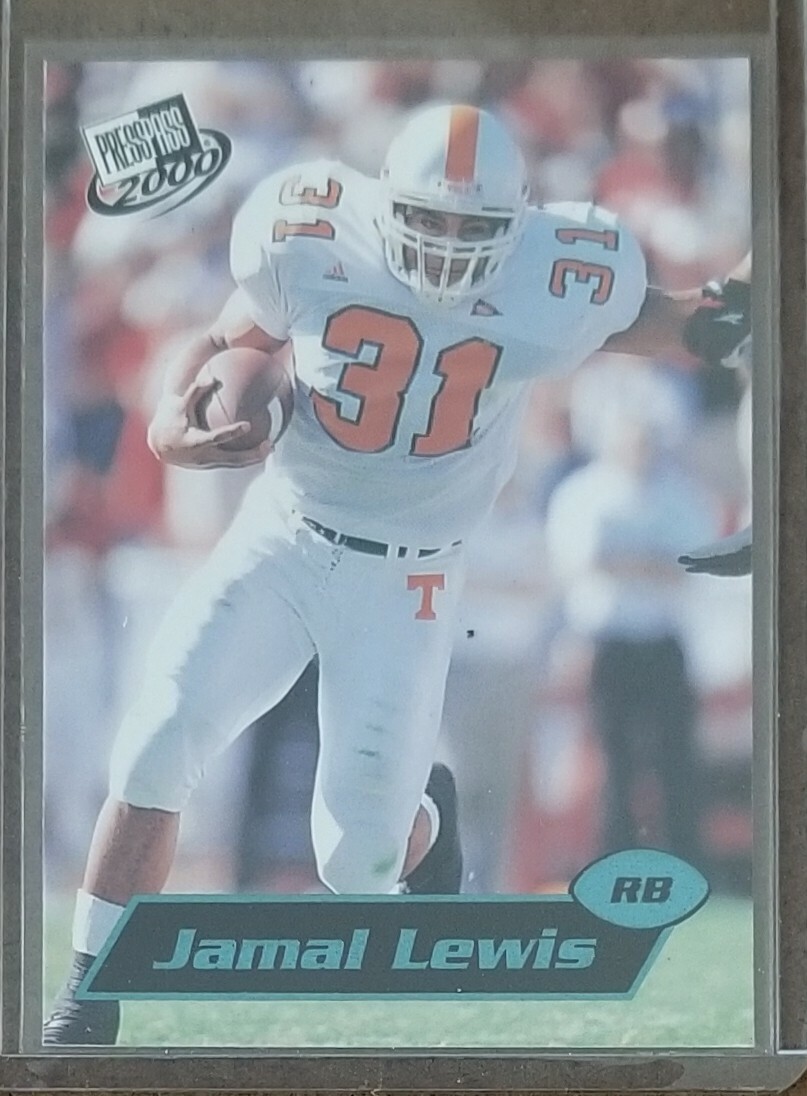 2000 Press Pass Blue #31 Jamal Lewis Tennessee Volunteers Football Card ...