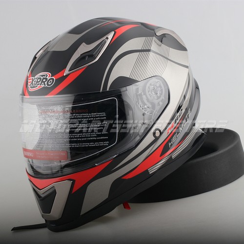 X-PRO Motorcycle Full Face Helmet Adult Street Bike Helmets DOT ...