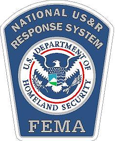 FEMA Dept of Homeland Security Reflective Vinyl Decal Sticker DHS US&R ...