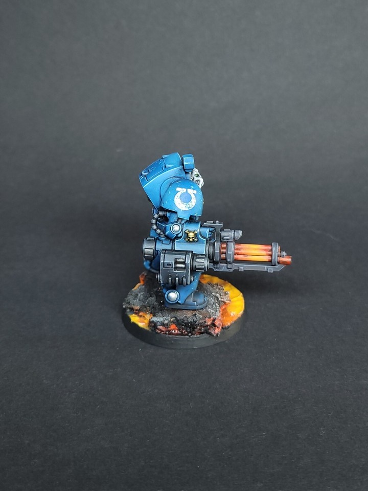 SPACE MARINES: TERMINATOR SQUAD WARHAMMER 40K ULTRAMARINES - PAINTED | eBay