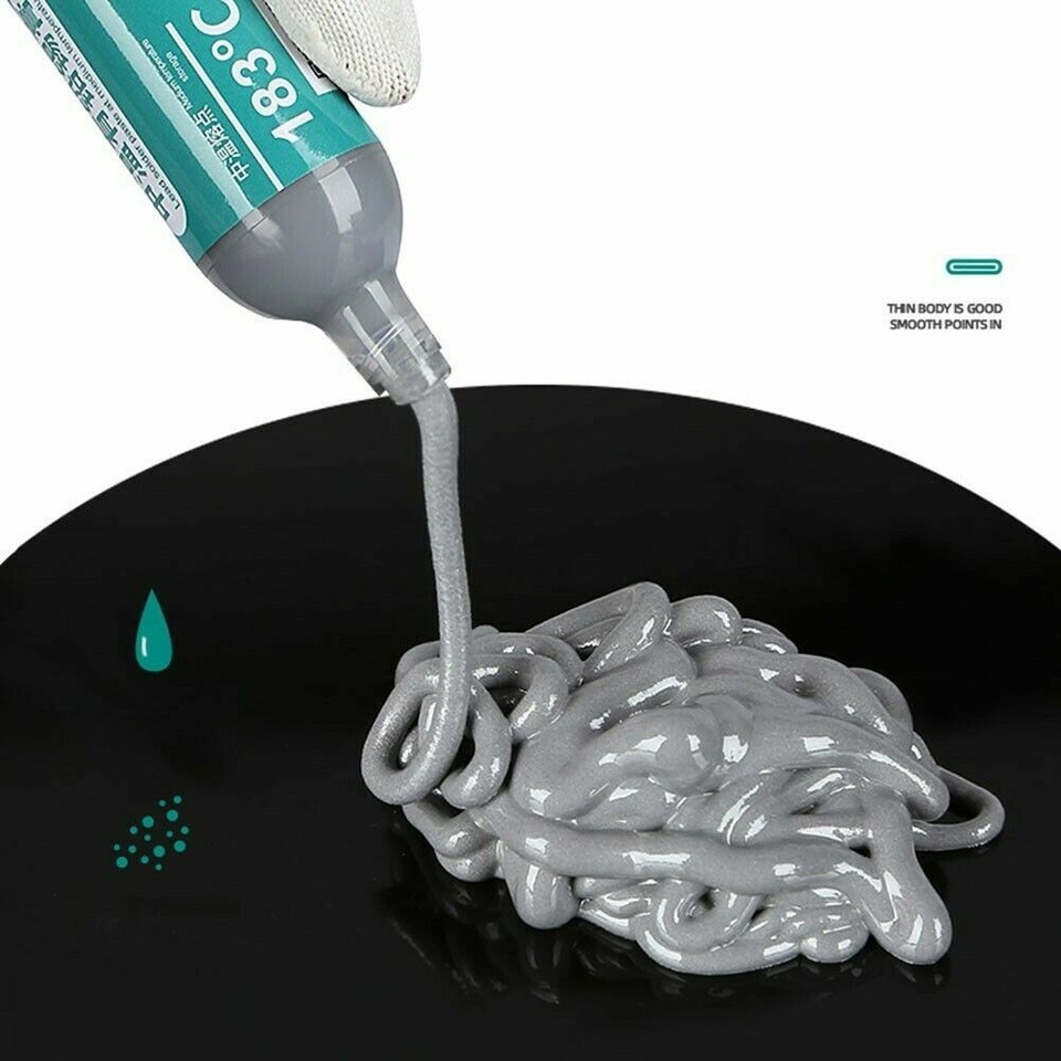 30g BGA Tin Solder Paste Leaded Sn63/Pb37 Syringe Liquid Melting-Point ...