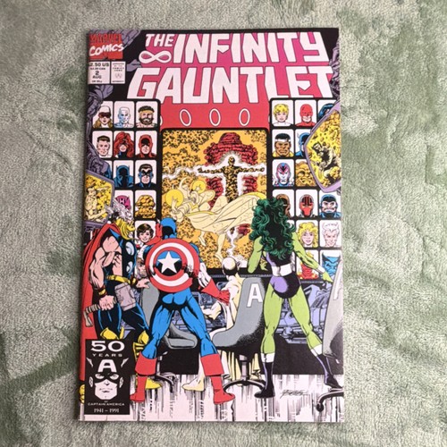 Marvel Comics The Infinity Gauntlet #2 Thor Captain America She-Hulk ...