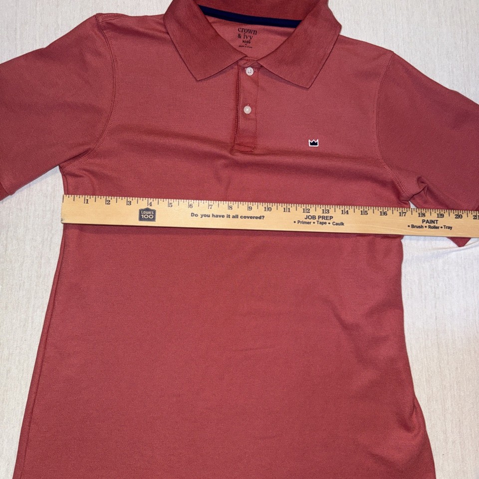 Crown & Ivy Boys Polo Shirt Size XL Extra Large Polo Style Casual | eBay