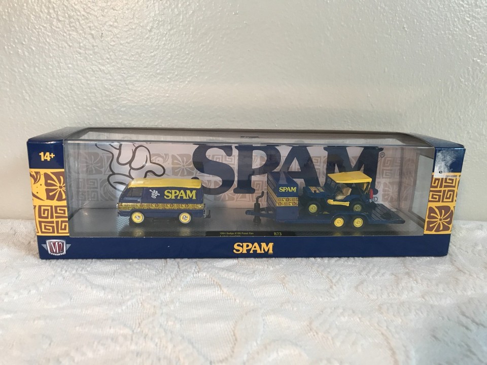 M2 MACHINES SPAM ALOHA SERVICE 1964 DODGE PANEL VAN 1944 JEEP MB ...