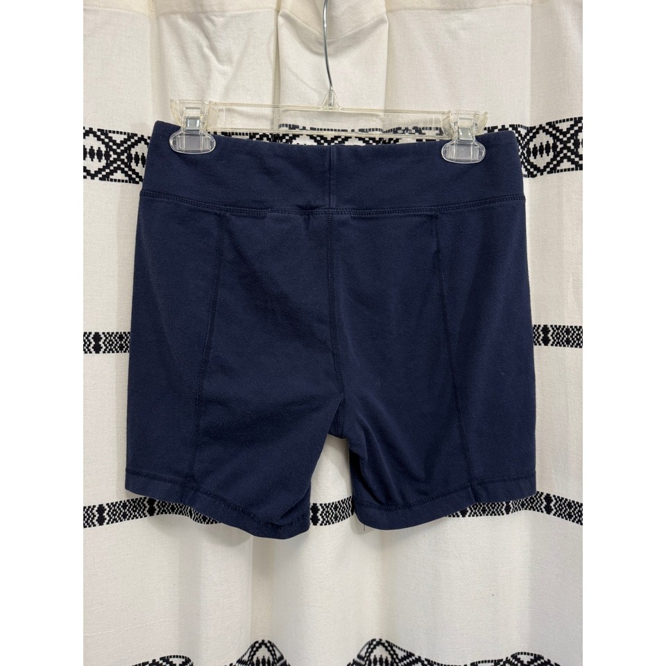 Danskin Women's Cotton Spandex Workout Shorts Size Small Navy ...