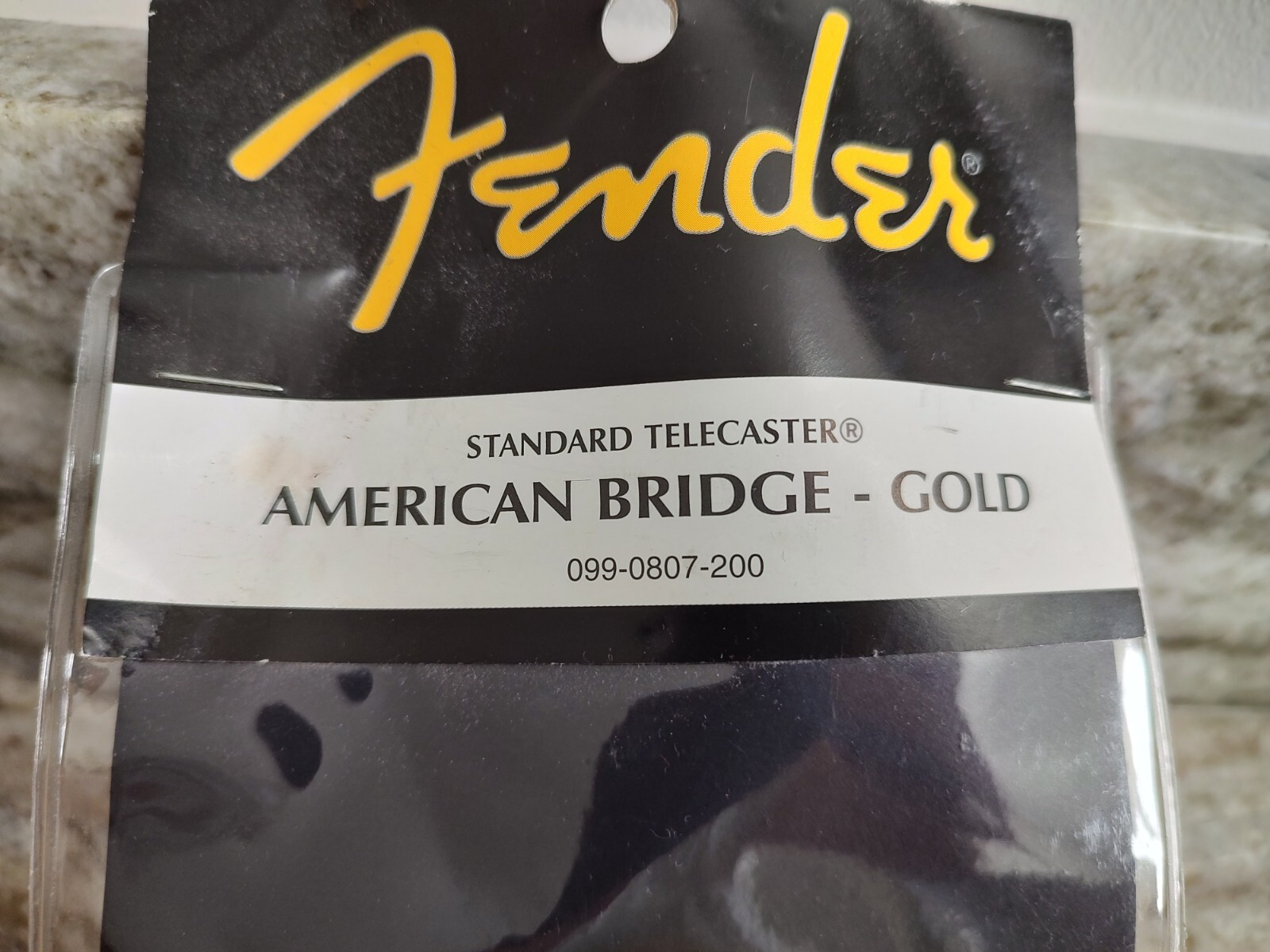 FENDER AMERICAN STANDARD TELE TELECASTER BRIDGE - GOLD - USA MADE NOS ...