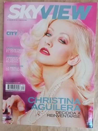 CHRISTINA AGUILERA SKYVIEW MEXICAN MAGAZINE MEXICO SPANISH OCTOBER 2006 ...
