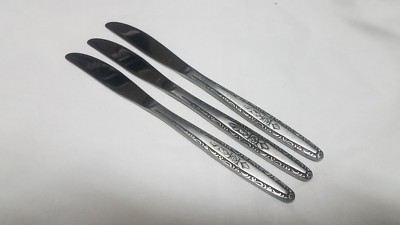 Interpur INR3 (stainless) Modern Solid Dinner Knife 8 3/8" Set of 3 | eBay