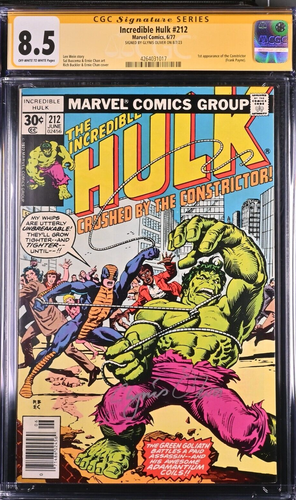 INCREDIBLE HULK #212 - 6/77 - SIGNATURE SERIES SIGNED BY GLYNIS OLIVER ...