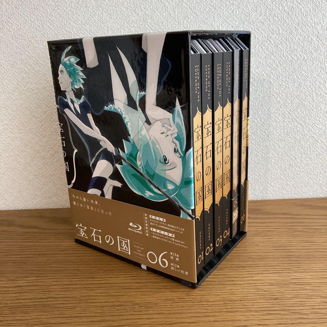 Houseki no Kuni Land of the Lustrous Blu-ray vol.1-6 Complete Set ＆ Art ...