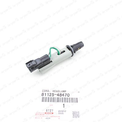 NEW GENUINE TOYOTA 10-13 4RUNNER 08-10 HIGHLANDER HEADLAMP CORD 81125 ...