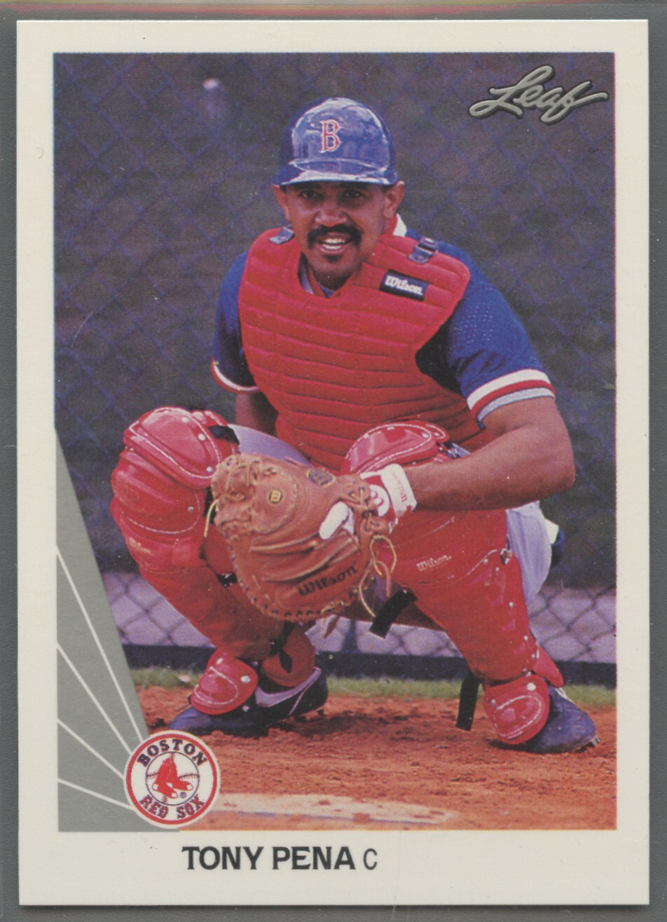 1990 Leaf #104 Tony Pena Boston Red Sox | eBay