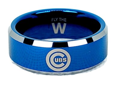 Chicago Cubs Ring Cubs Wedding Band MLB Ring Size 8.75 Unisex - Mint ...