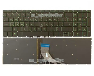 for HP Pavilion GAMING 15-ec0000 15Z-EC000 15-EC Keyboard Russian Green ...