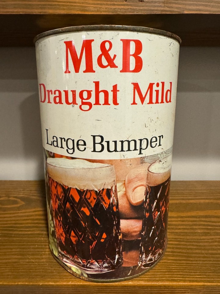 TOUGH 1973 M&B DRAUGHT MILD Mini Keg Beer Can Gallon - 6 Pints 16oz ...