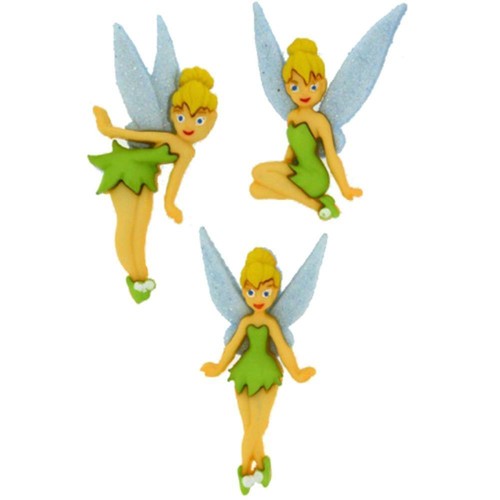 DISNEY TINKERBELL Buttons Dress It Up Button Embellishments Jesse James ...