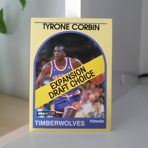Tyrone Corbin 1989-90 NBA Hoops Basketball Trading Card #58 RARE YELLOW ...